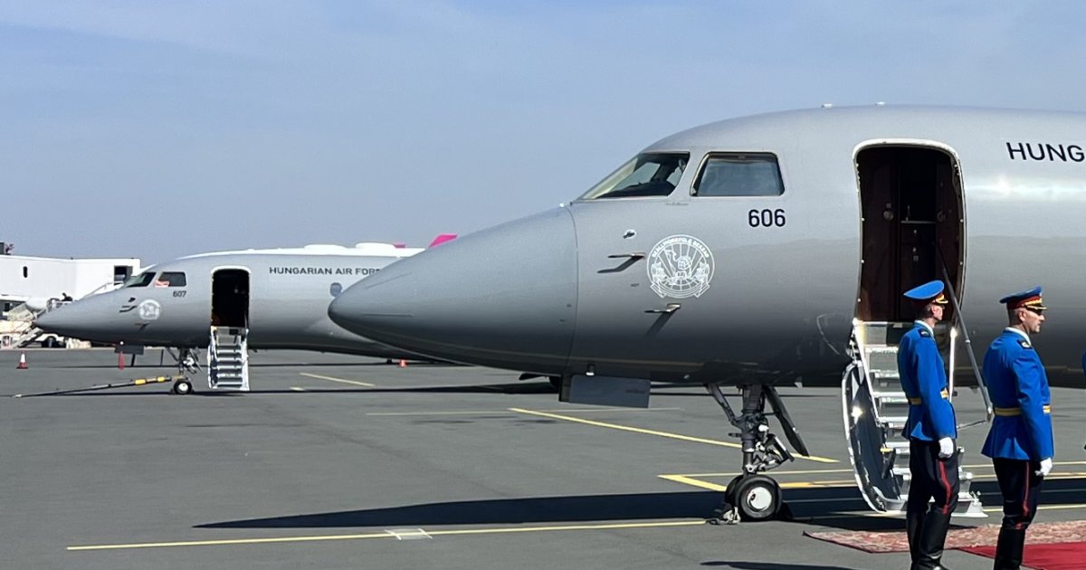 Mađarski VVVIP Dassault Falcon 7X na "Tesli" - Aero Telegraf