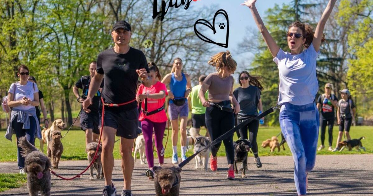 Udruženje "Trčanje sa psom" 13. aprila na Košutnjaku u Beogradu ...